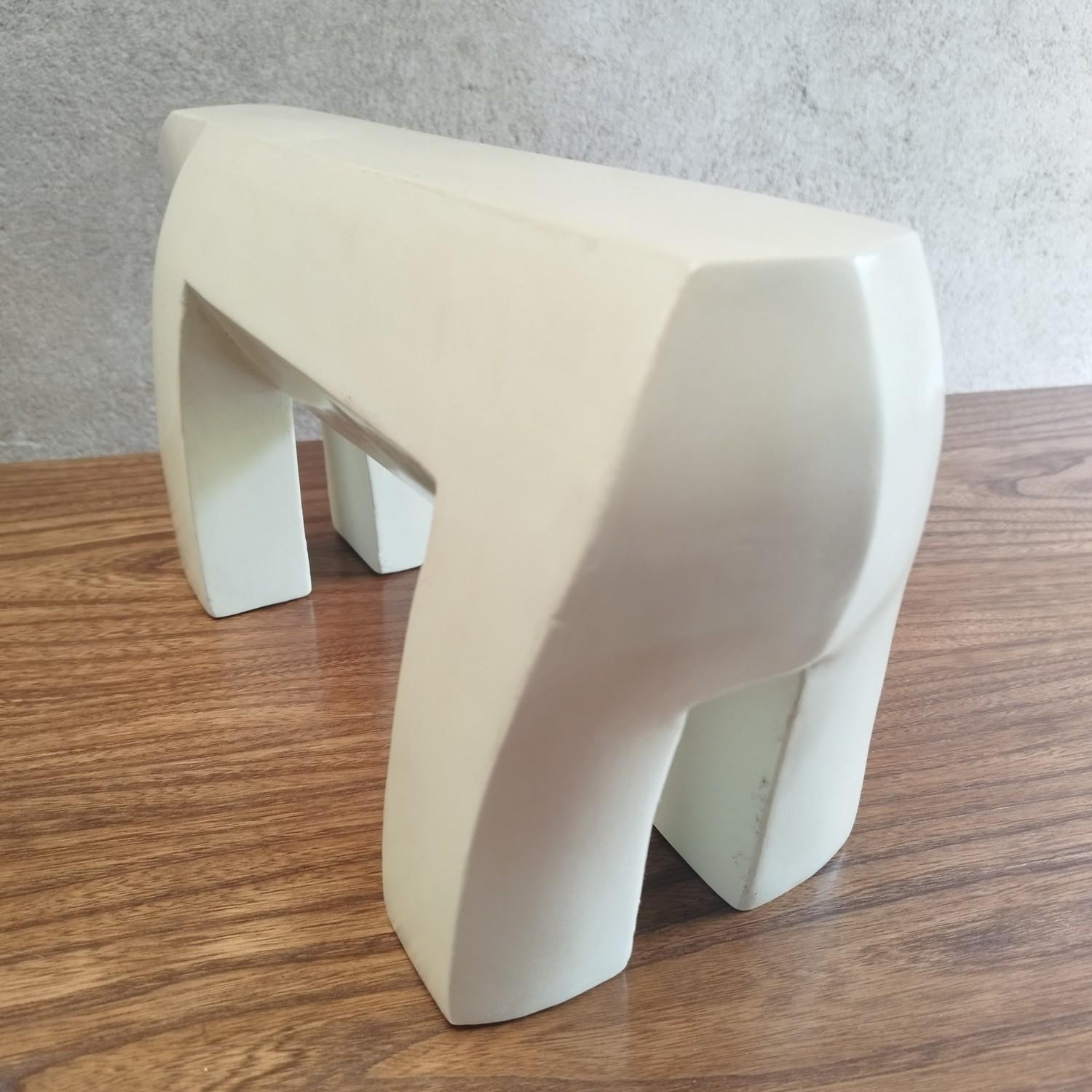 Polar bear in patinated plaster For Sale at 1stDibs