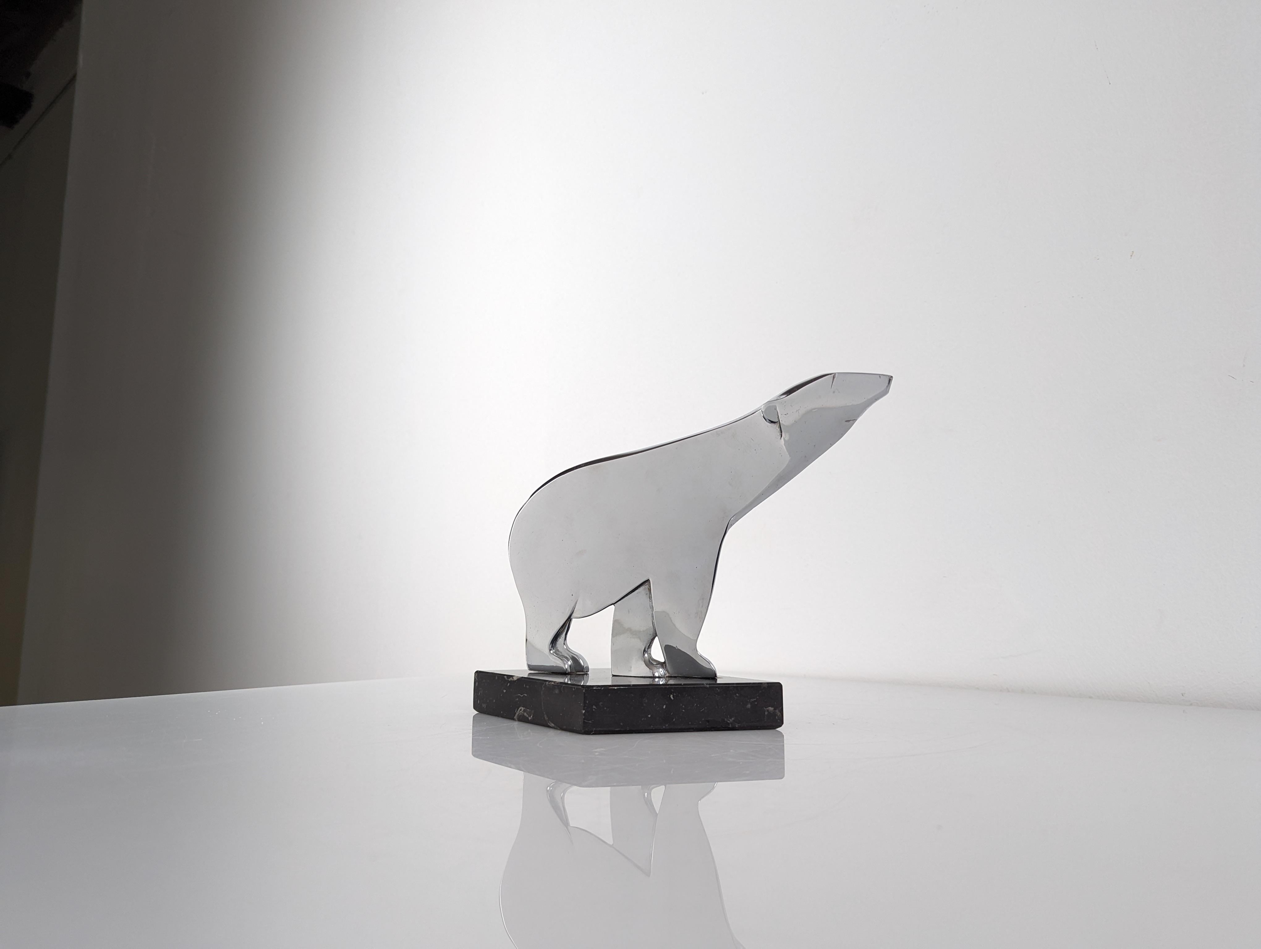 Polar Bear Sculpture by Karl Hagenauer 1920s at 1stDibs