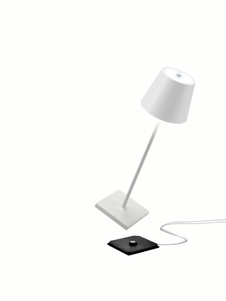 Poldina Pro Cordless Table Lamp in White For Sale at 1stDibs