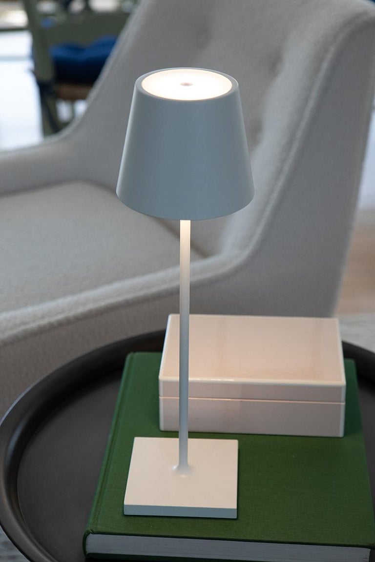 Poldina Pro Cordless Table Lamp in White For Sale at 1stDibs