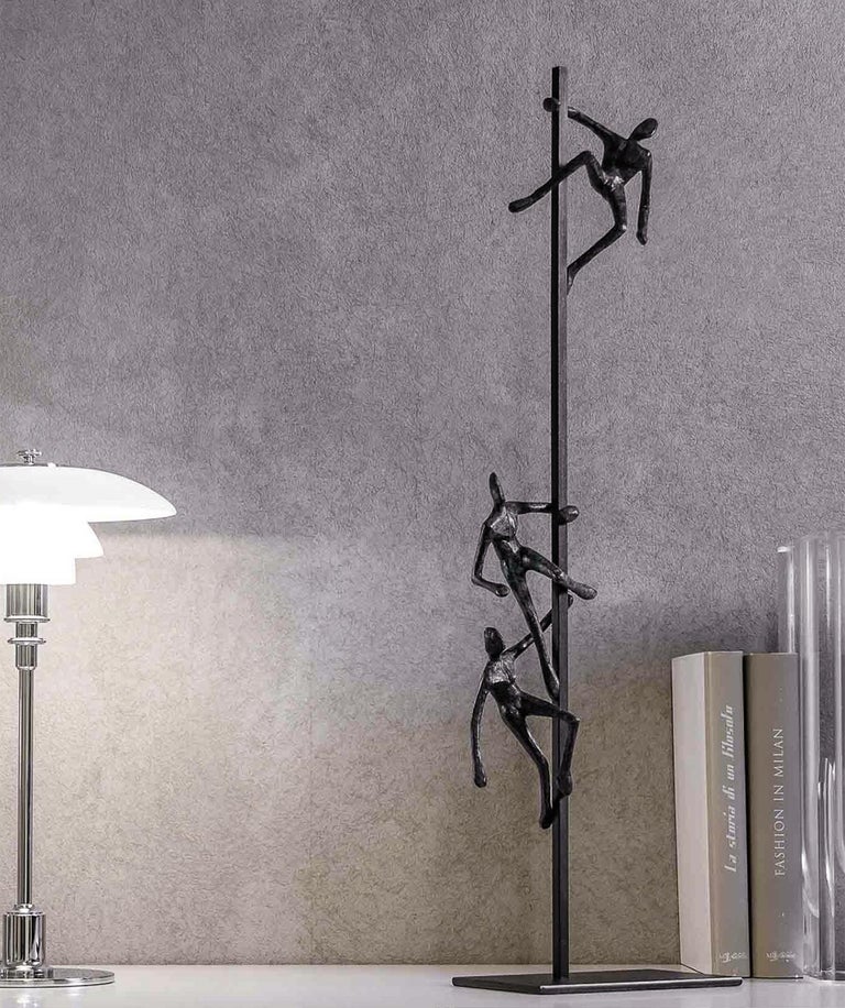 Pole Bronze Sculpture For Sale at 1stDibs