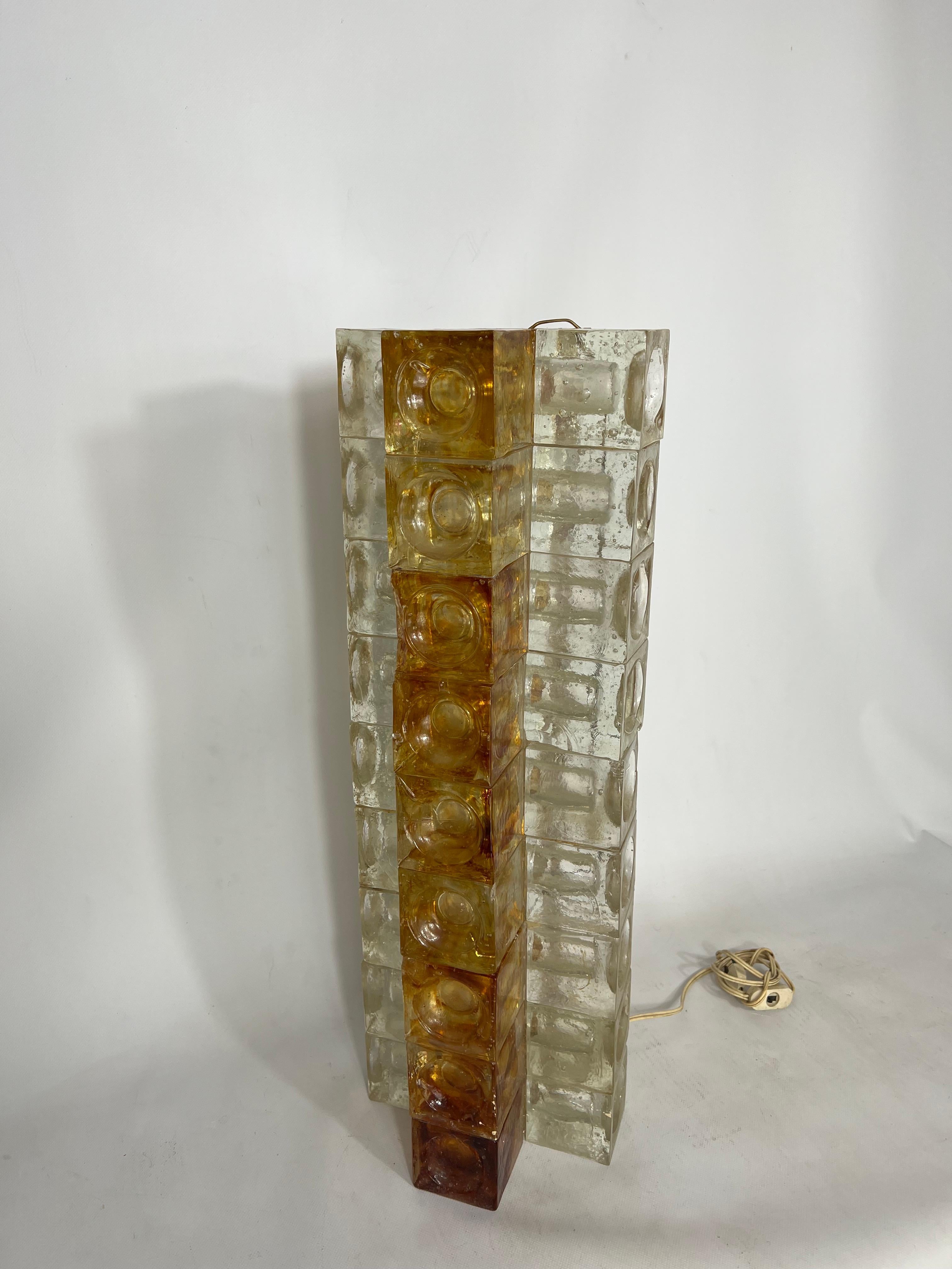 Poliarte, Rare Mid-Century Labeled murano glass floor lamp from 70s at ...
