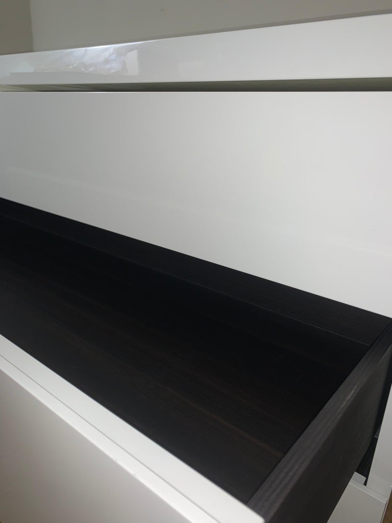 Poliform Italy Dream Collection White Lacquer Modular Dresser with ...