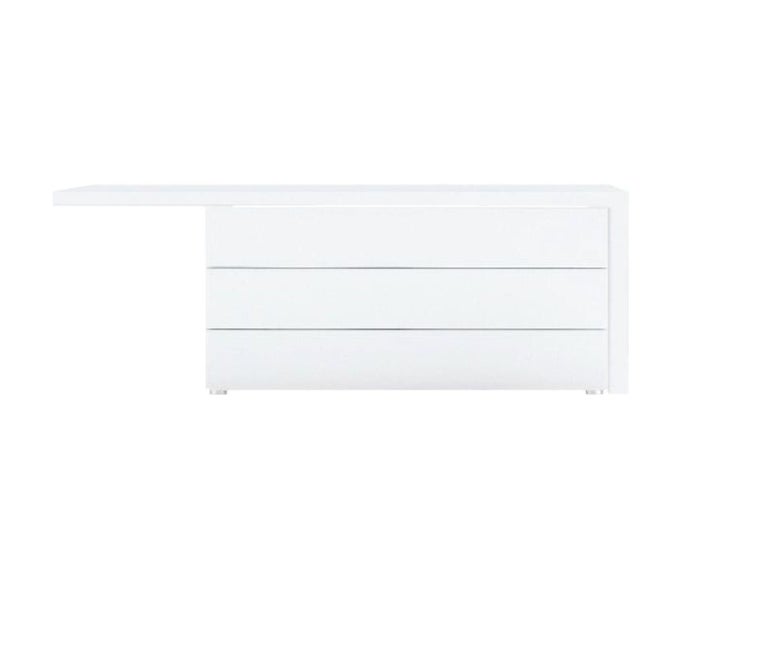 Poliform Italy Dream Collection White Lacquer Modular Dresser with ...