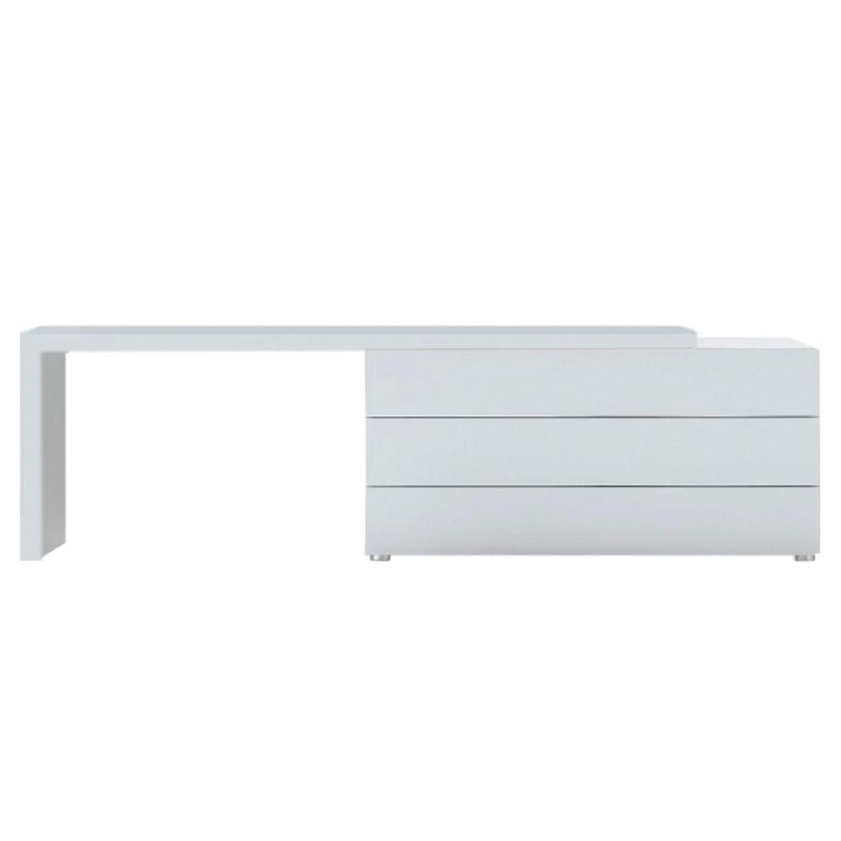 Poliform Italy Dream Collection White Lacquer Modular Dresser with ...