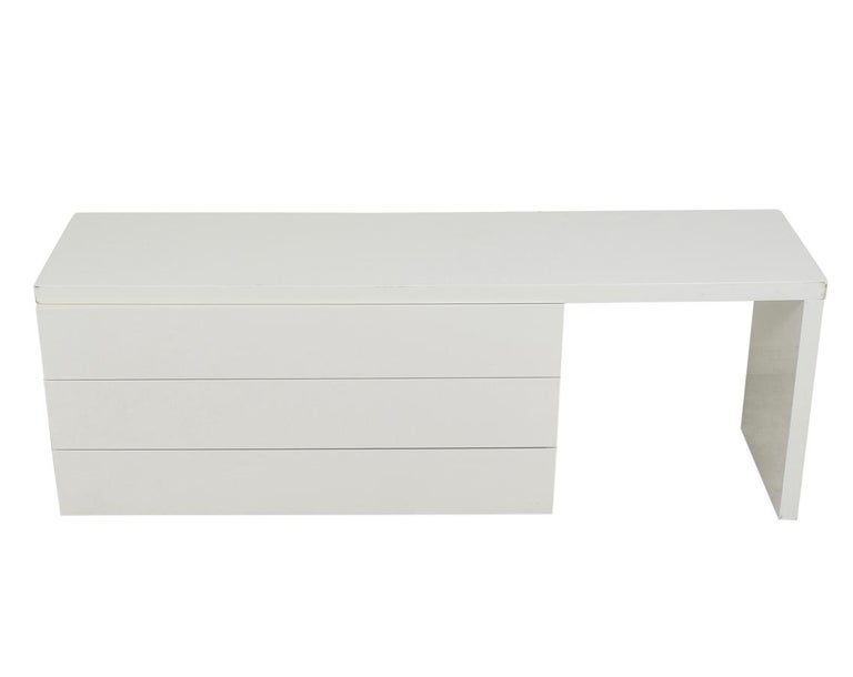 Poliform Italy Dream Collection White Lacquer Modular Dresser with ...