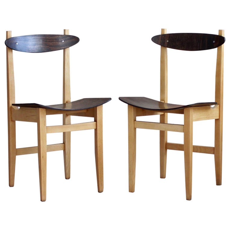 Polish Midcentury Chair by Maria Chomentowska, Model 200-102, 1 Piece ...