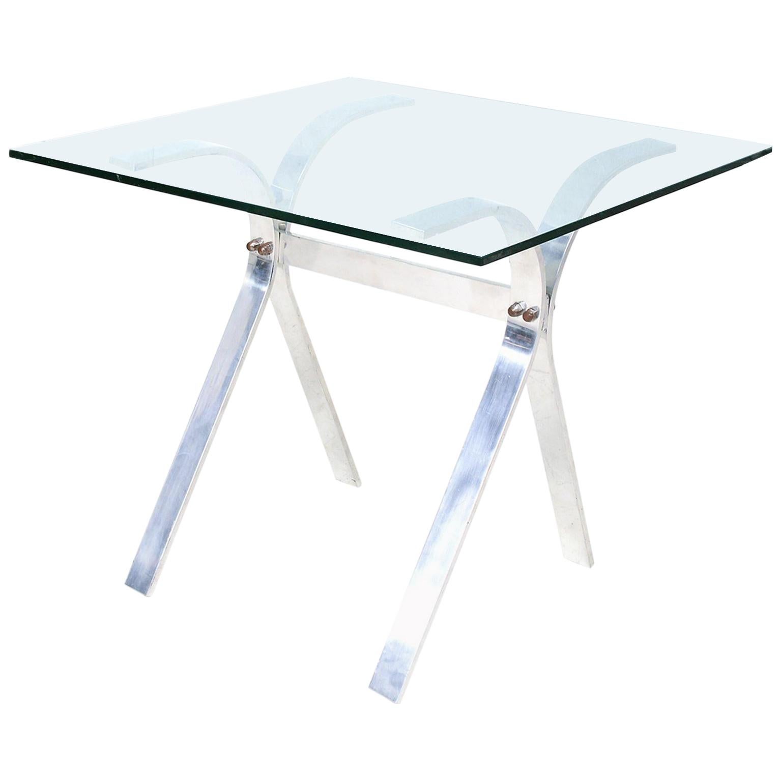 Aluminum Sculptural Mid-Century Tree Side Table at 1stDibs