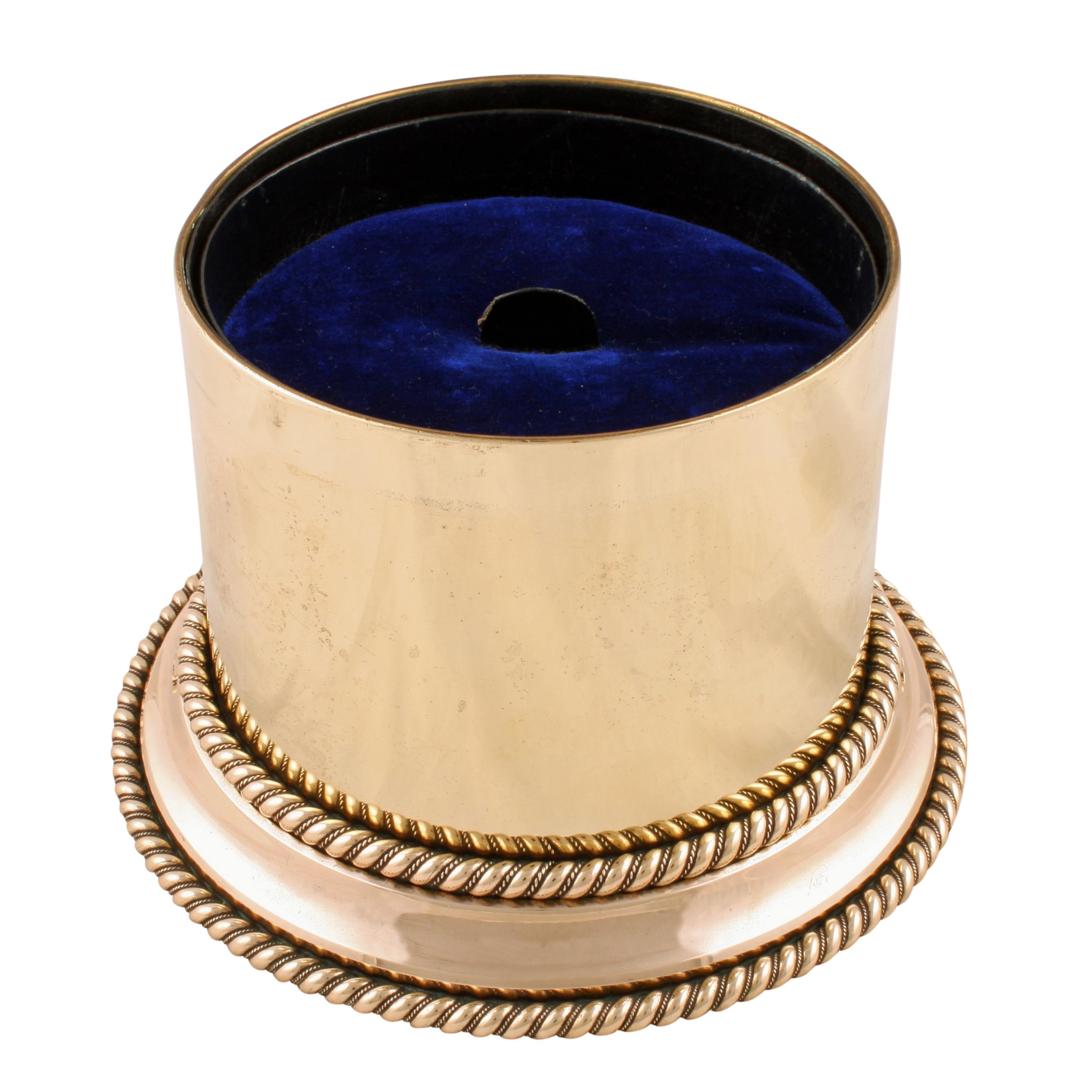 Polished Brass Jewel Casket For Sale at 1stDibs