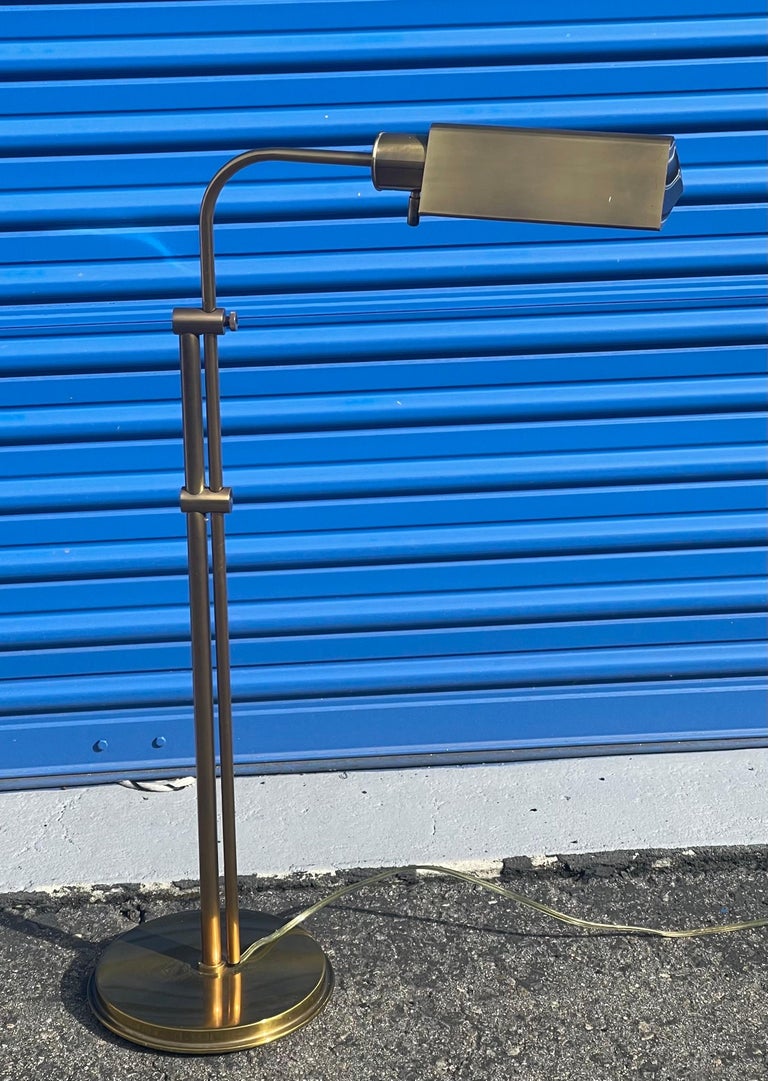 Polished Brass Multi-Directional Pharmacy Floor Lamp by Frederick ...