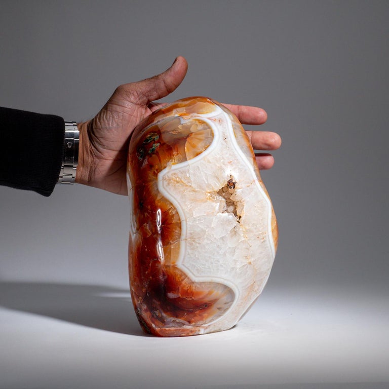 Polished Carnelian Agate Freeform from Madagascar '11.5 lbs' For Sale ...