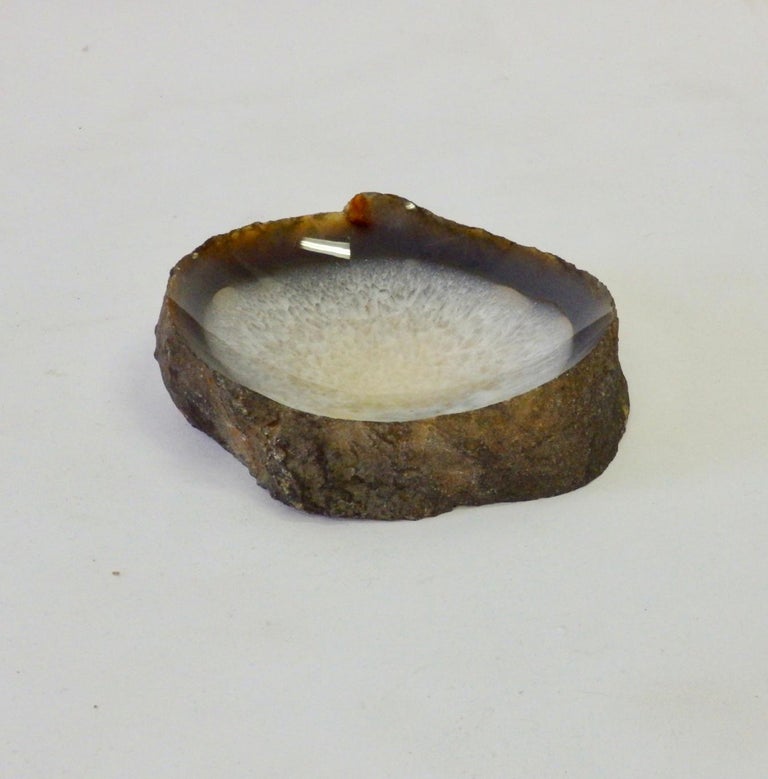 Polished Geode Specimen Ash Tray or Desk Top Dish For Sale at 1stDibs ...