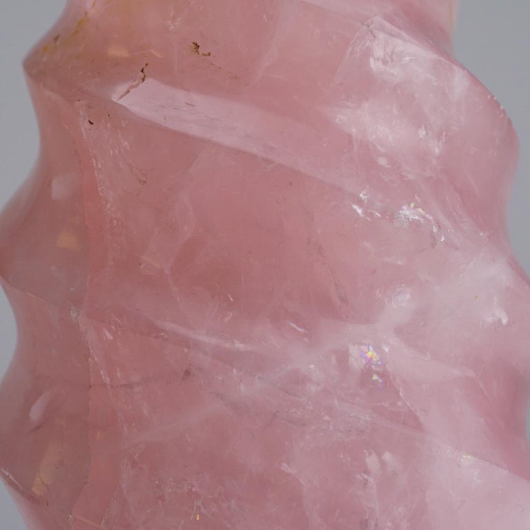 Rose Quartz Flame Stone From Brazil (4.6 lbs) For Sale at 1stDibs