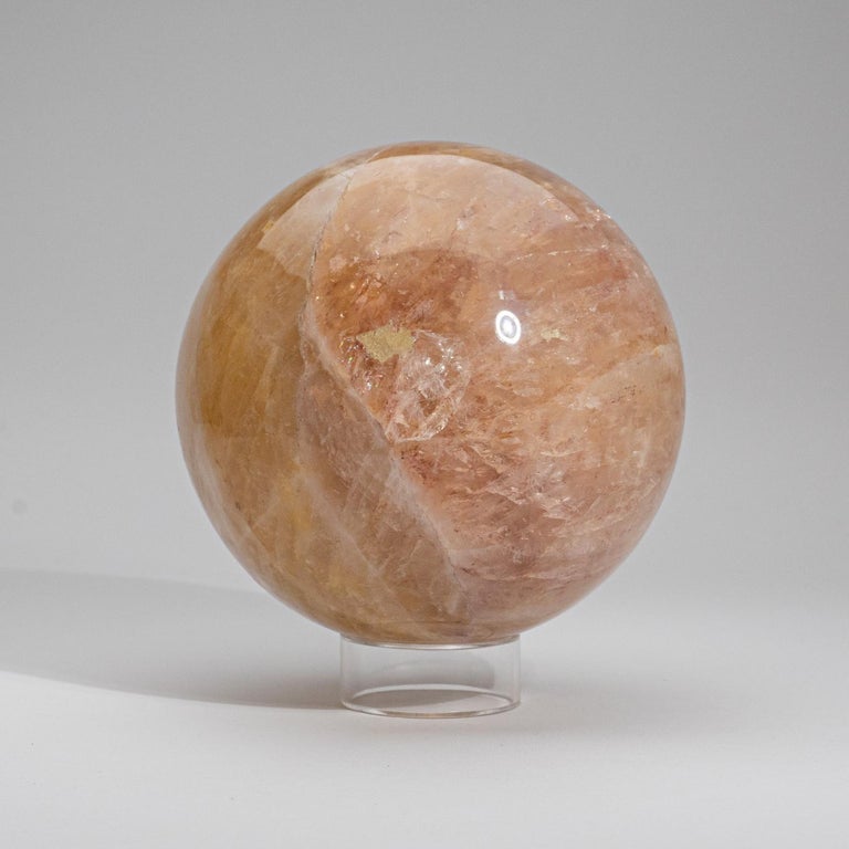 Rose Quartz Sphere from Madagascar (6.75" Diameter, 17.2 lbs) For Sale ...