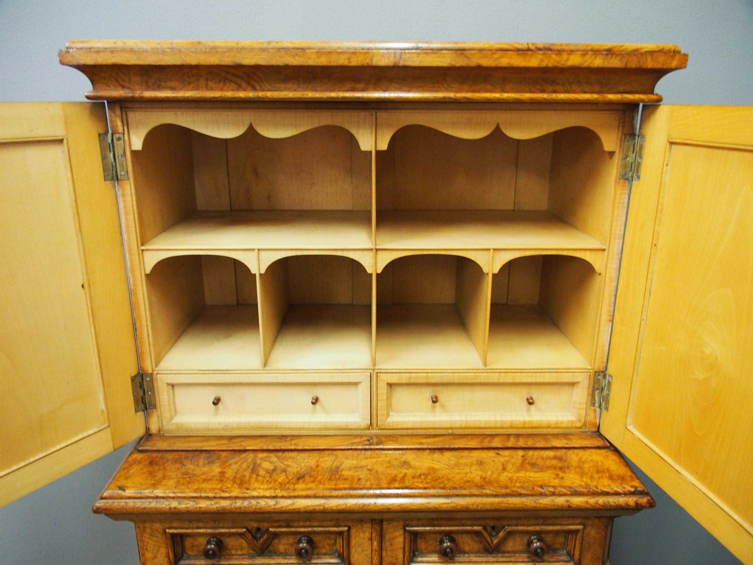 Pollard Oak Collectors Cabinet or Estate Cabinet For Sale at 1stDibs ...