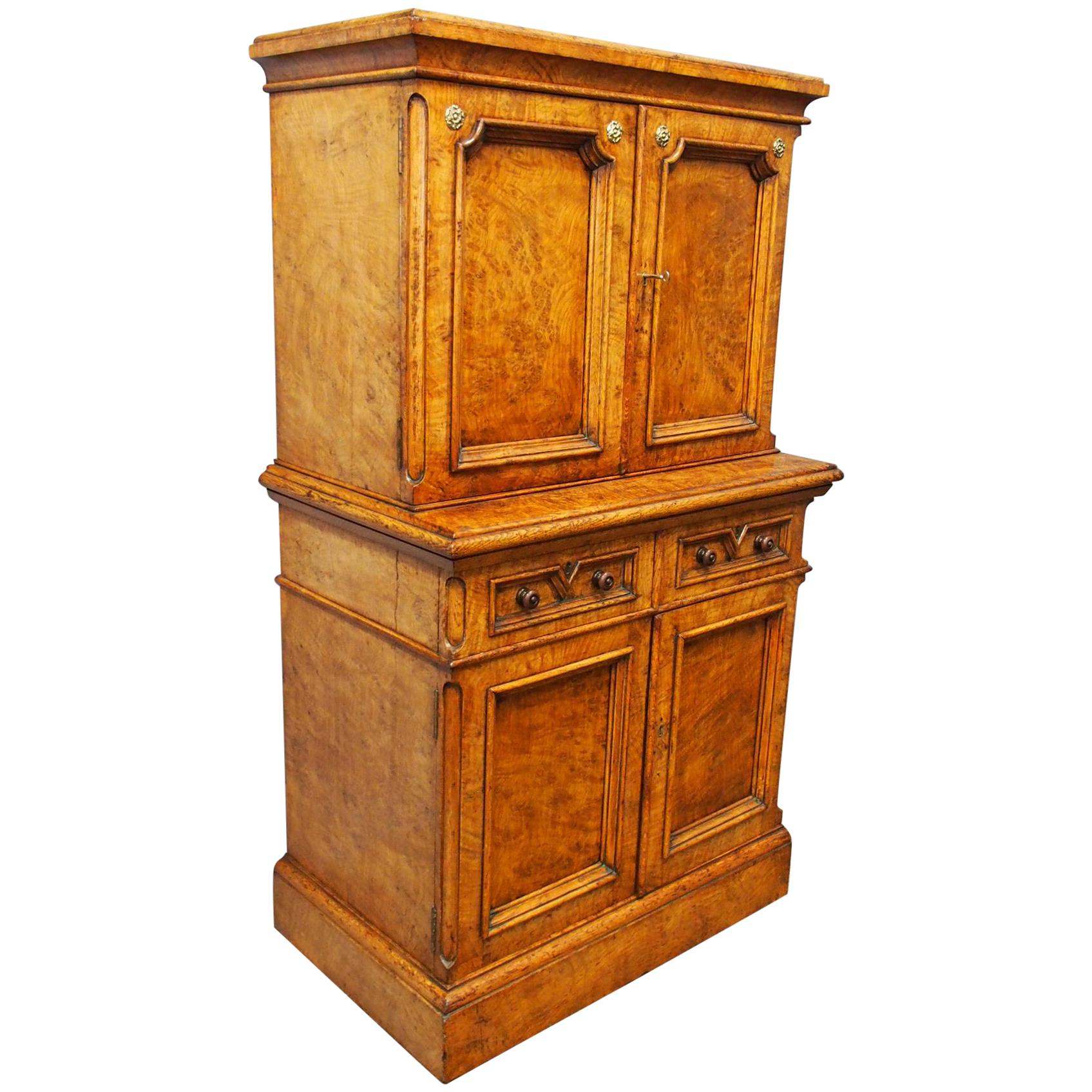Pollard Oak Collectors Cabinet or Estate Cabinet For Sale at 1stDibs ...