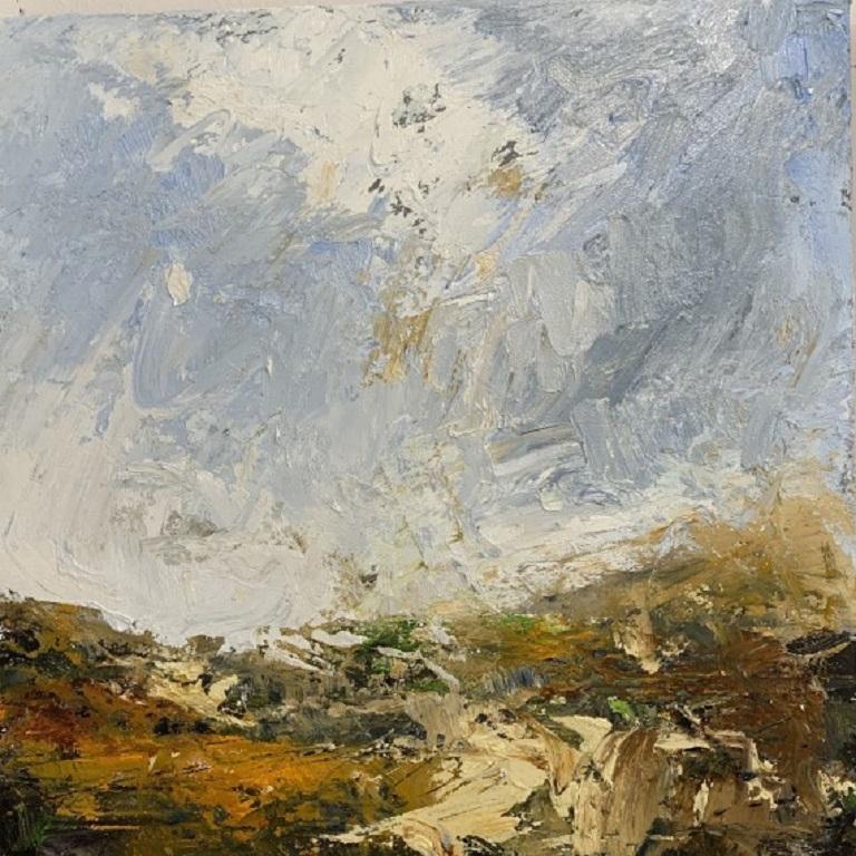 Polly Dutton - Polly Dutton, Sunbleached, Original Abstract Landscape ...
