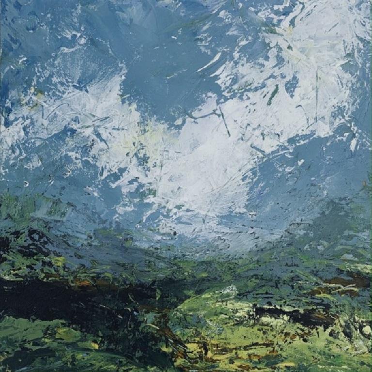 Polly Dutton - Polly Dutton, Spring Song, Semi Abstract Art, Original ...