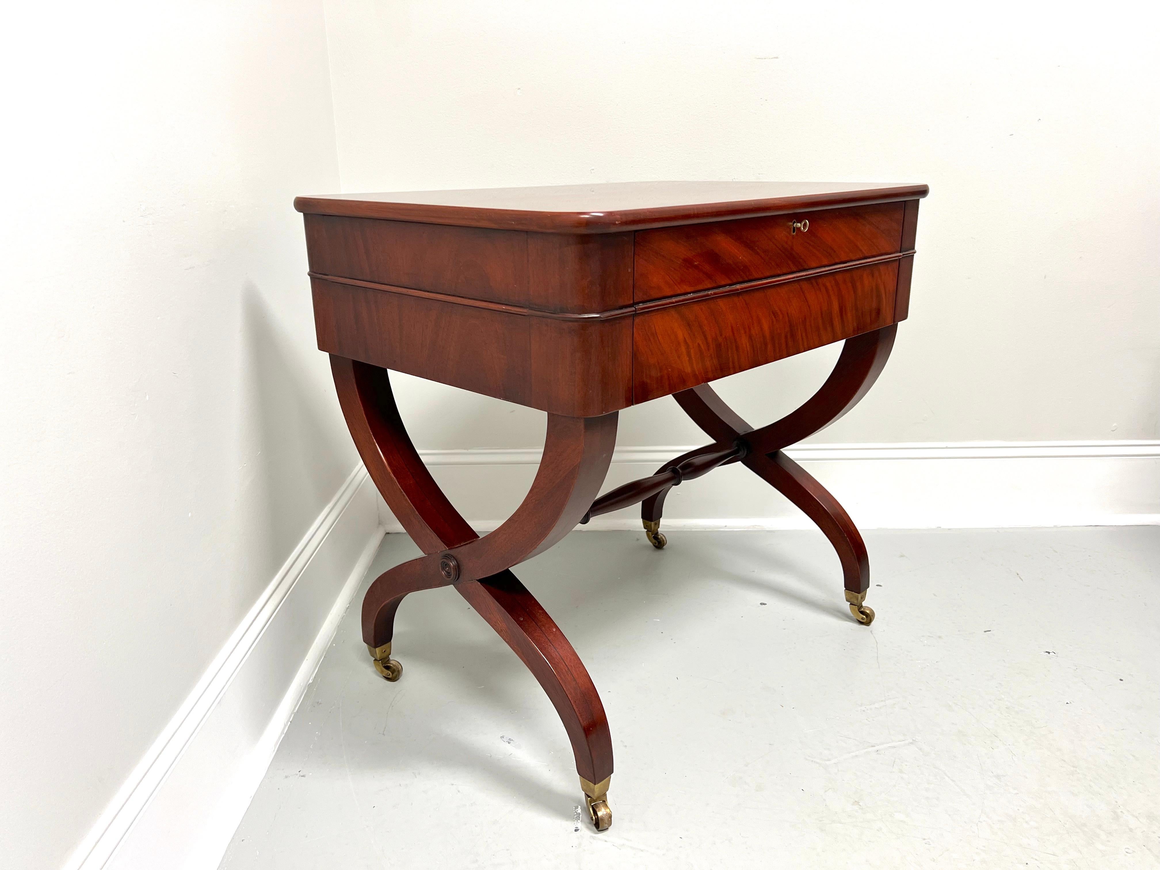POLO RALPH LAUREN Barlow Flame Mahogany Accent Table For Sale at 1stDibs