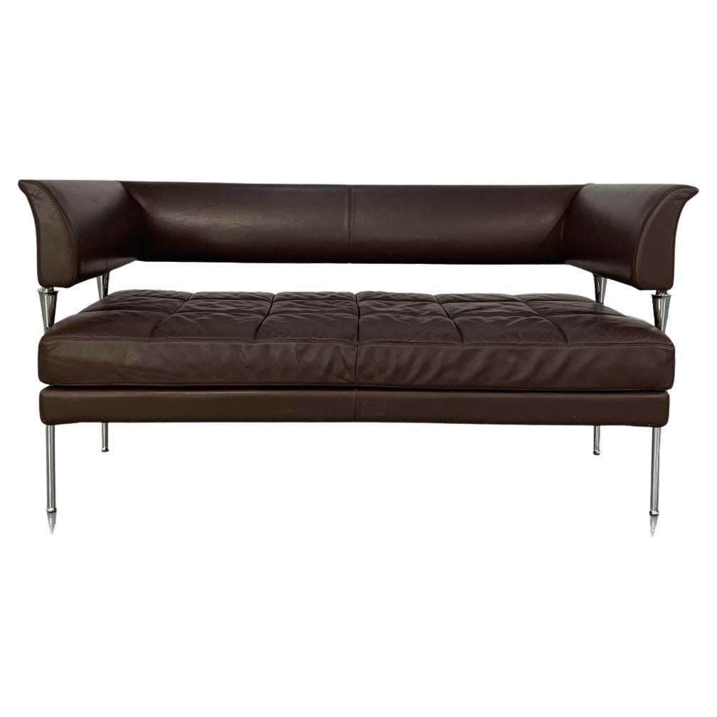 Poltrona Frau Socrate Designer Leather Sofa Set Black Genuine Leather ...