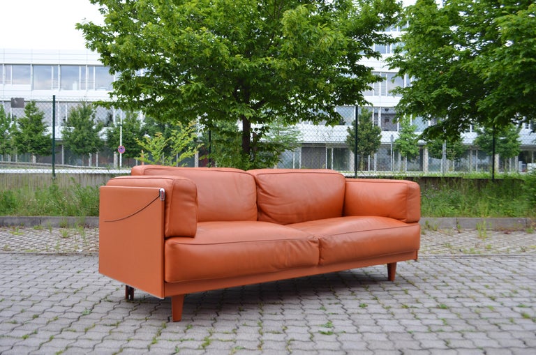 Poltrona Frau Leather Sofa Hermes colour Model Twice by Pierluigi Cerri ...