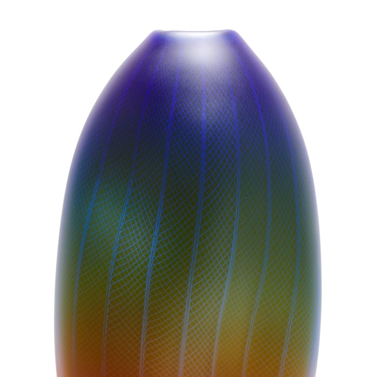 Polychromatic Interleave 004, Glass Vessel in Red, Blue and Green by ...