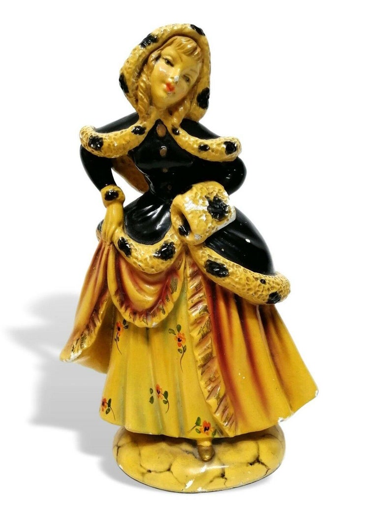 Polychrome Ceramic Figure Design Giovanni Magri, 1960s For Sale at 1stDibs