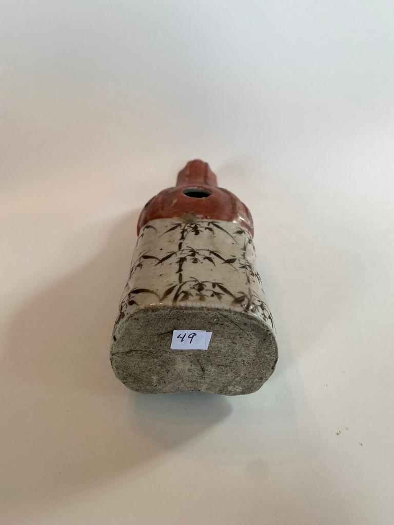Polychrome Chinese Ceramic Figure For Sale at 1stDibs