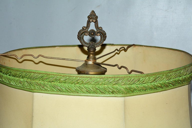 Polychrome and Giltwood Italian Standing Floor Lamp at 1stDibs