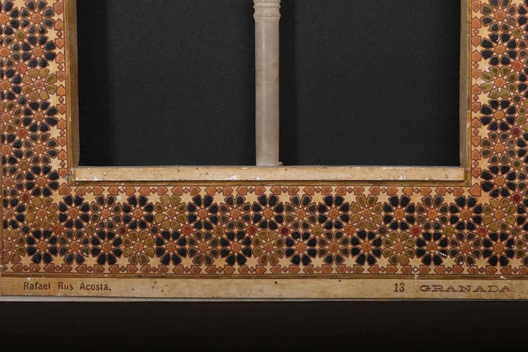 Polychrome Spanish Stucco Plaquette by R. Rus, Early 20th Century For ...