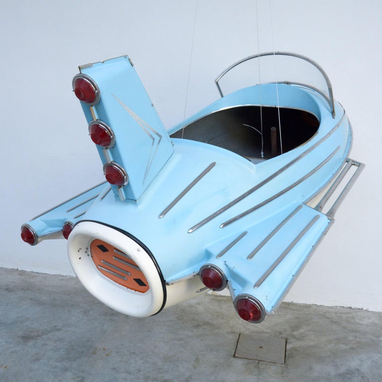 Polyester Carousel Fairground Rocket Plane of the 1960s at 1stDibs