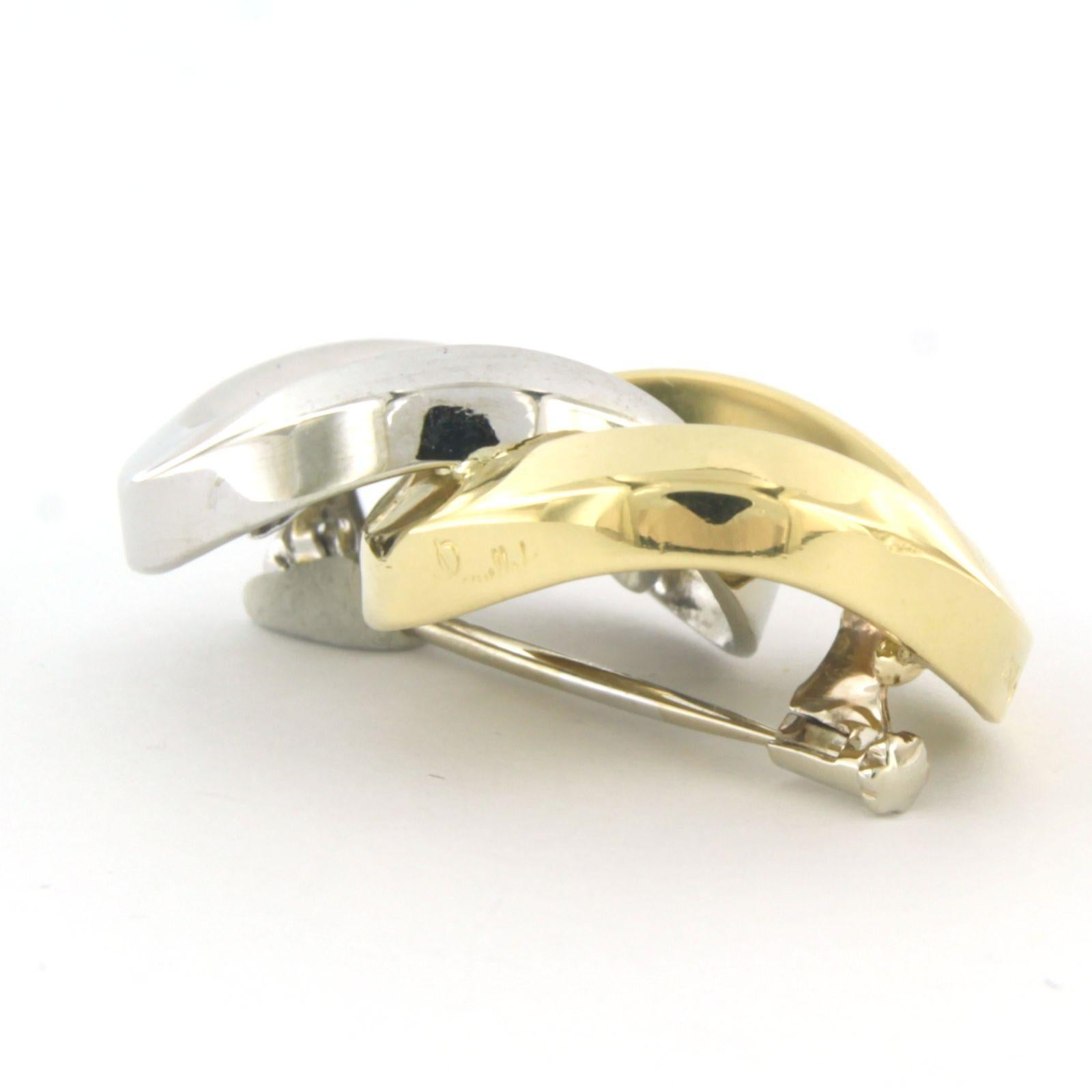 POMELLATO - 18k bicolour gold brooch For Sale at 1stDibs
