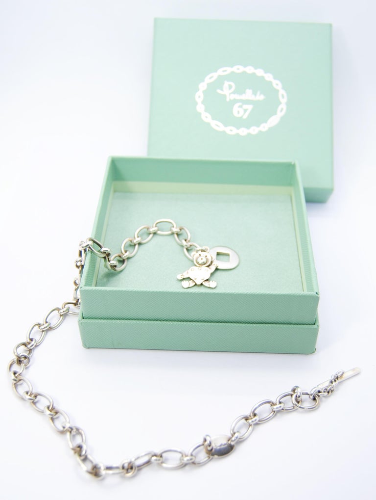 Pomellato 67 Argento Bear Necklace Long at 1stDibs
