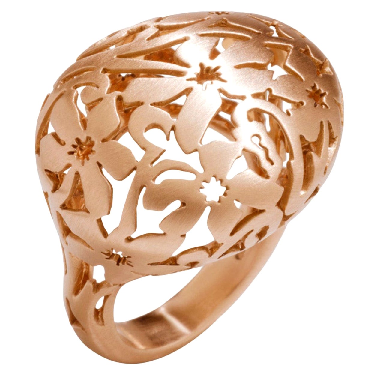 Pomellato Arabesque Collection Ring in 18 Karat Rose Gold For Sale at ...
