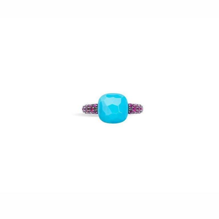 Pomellato Capri Turquoise and Rubies Ladies Ring A.B104O7RTU For Sale ...