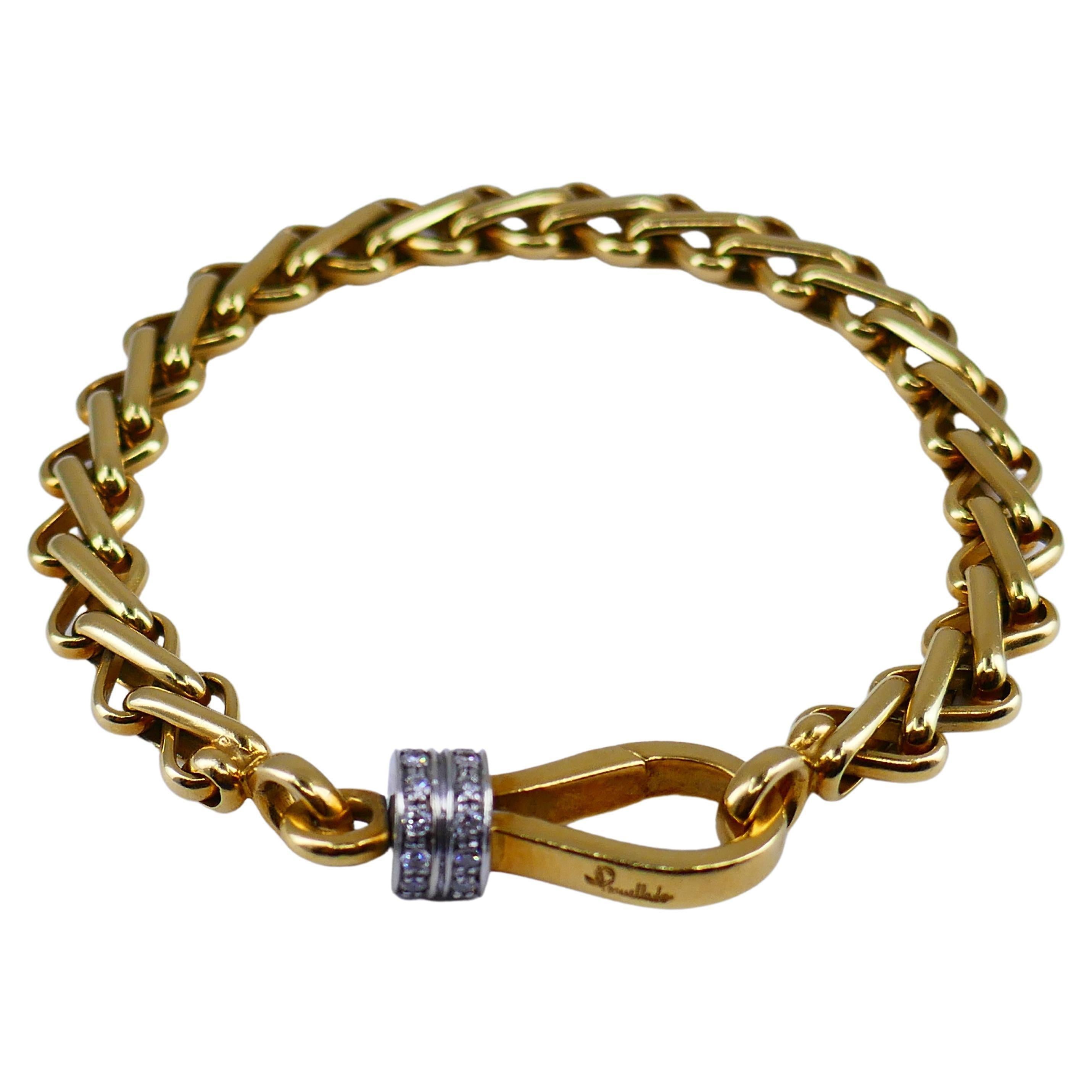 Pomellato Chain Bracelet with Diamond at 1stDibs