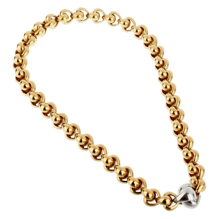 Pomellato Chain Link Yellow Gold Necklace at 1stDibs | gold chain ...