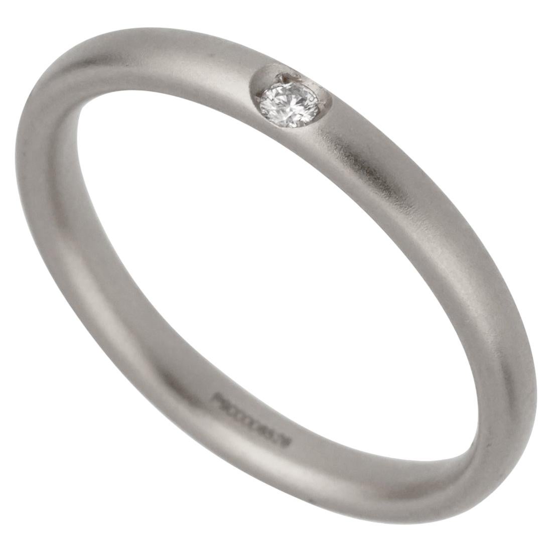 Pomellato 18 Karat Multi-Tone Gold Diamond Band Ring at 1stDibs