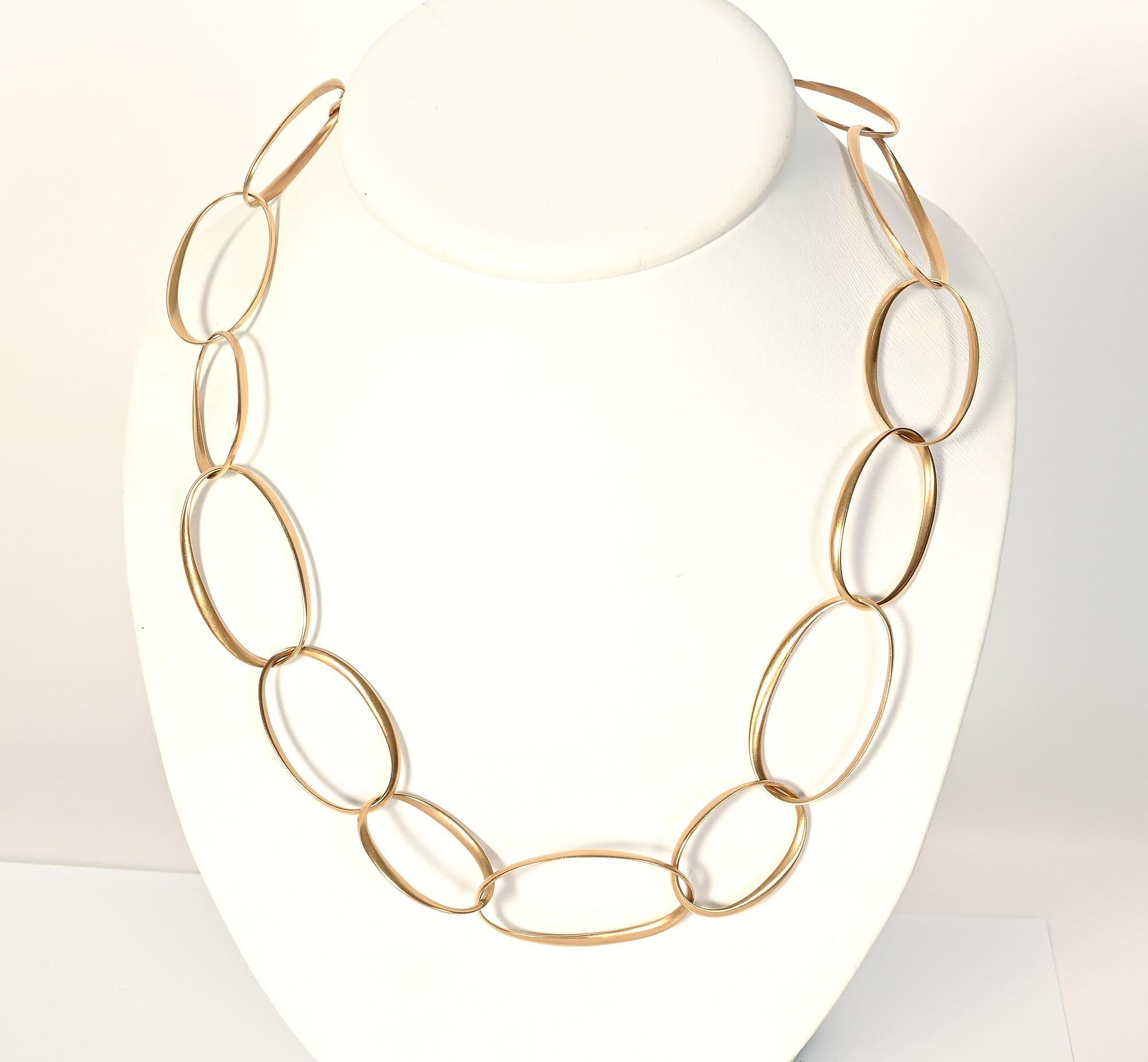 Pomellato Gold Chain Necklace For Sale at 1stDibs
