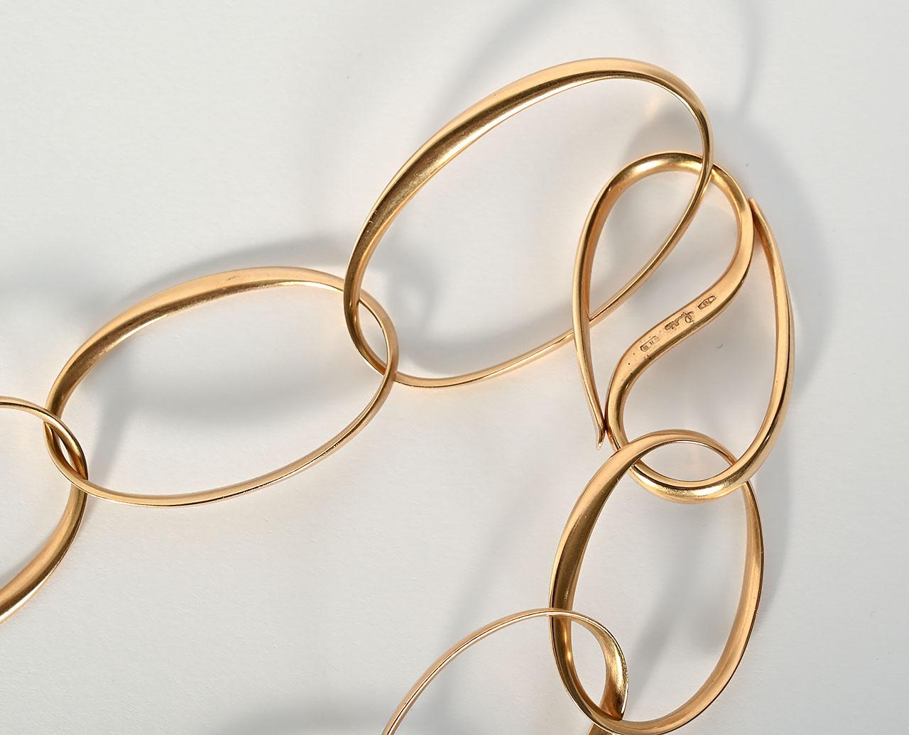 Pomellato Gold Chain Necklace For Sale at 1stDibs