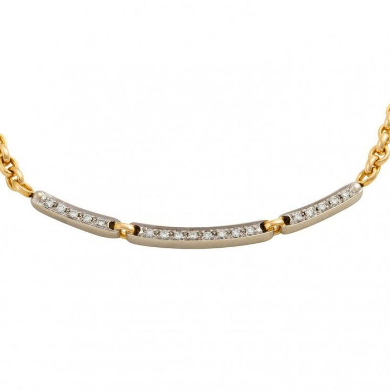 Pomellato Necklace with 18 Brilliants For Sale at 1stDibs