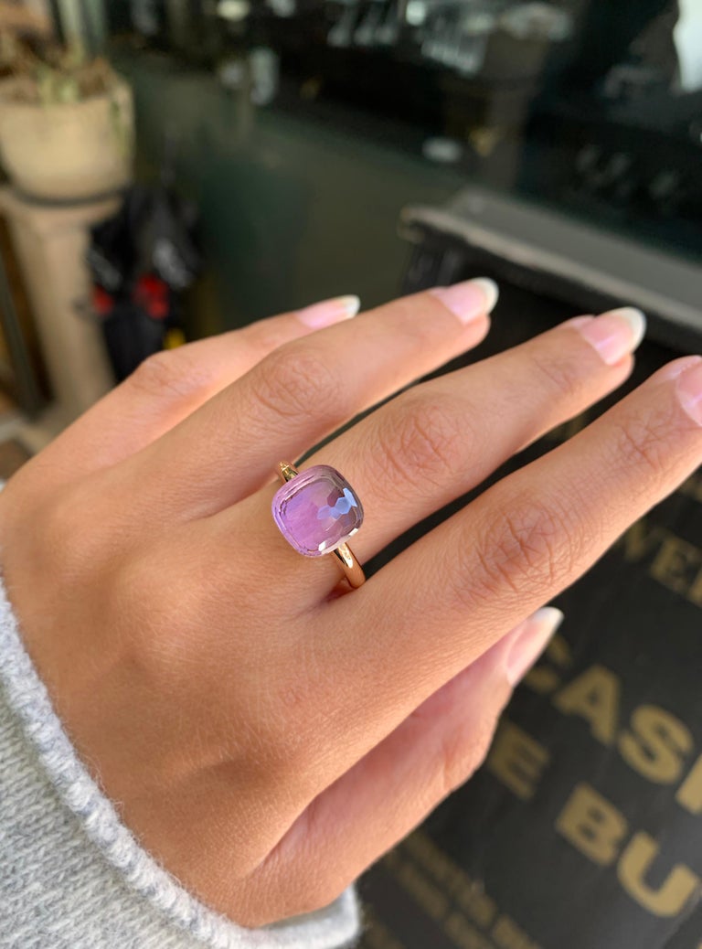 Pomellato Nudo Collection Rose De France 18 Carat Rose Gold Ring at ...