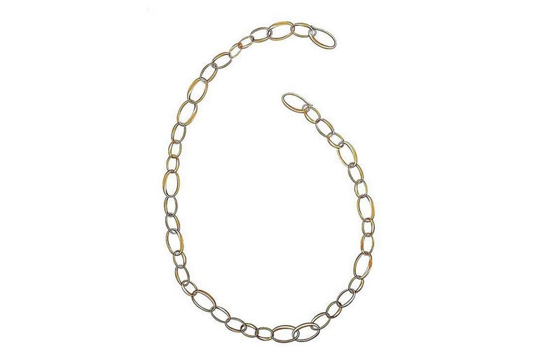 Pomellato Oval Link Chain in Yellow Gold 18K at 1stDibs