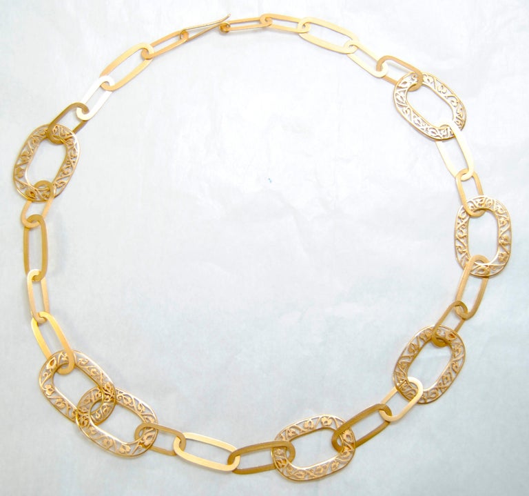 Pomellato Satin Gold Necklace from Arabesque Collection For Sale at ...