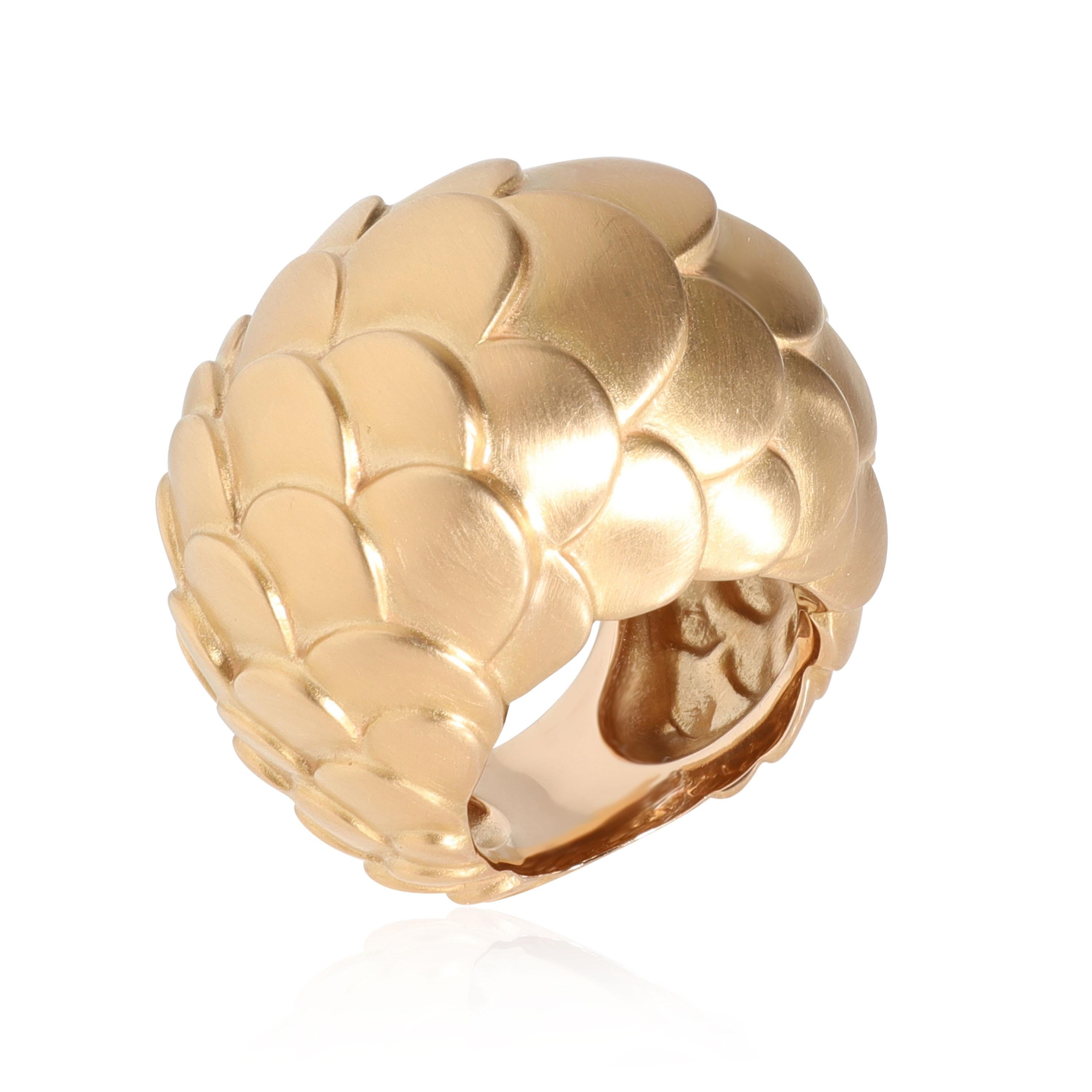 Pomellato Sirene Dome Cocktail Ring in 18K Rose Gold For Sale at 1stDibs