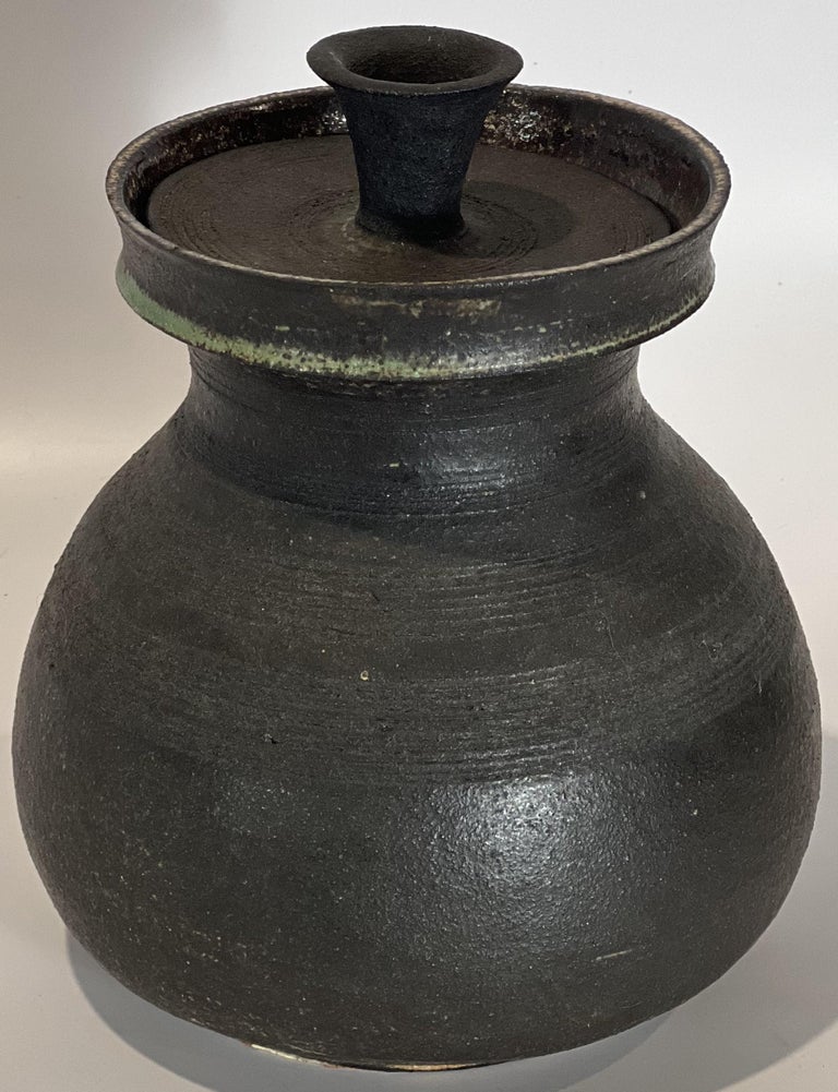 Pond Farm Covered Jar circa 1960 Marguerite Wildenhain California ...