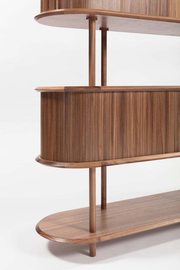 Bookcase, partially closed cabinet, separator cabinet for environments ...