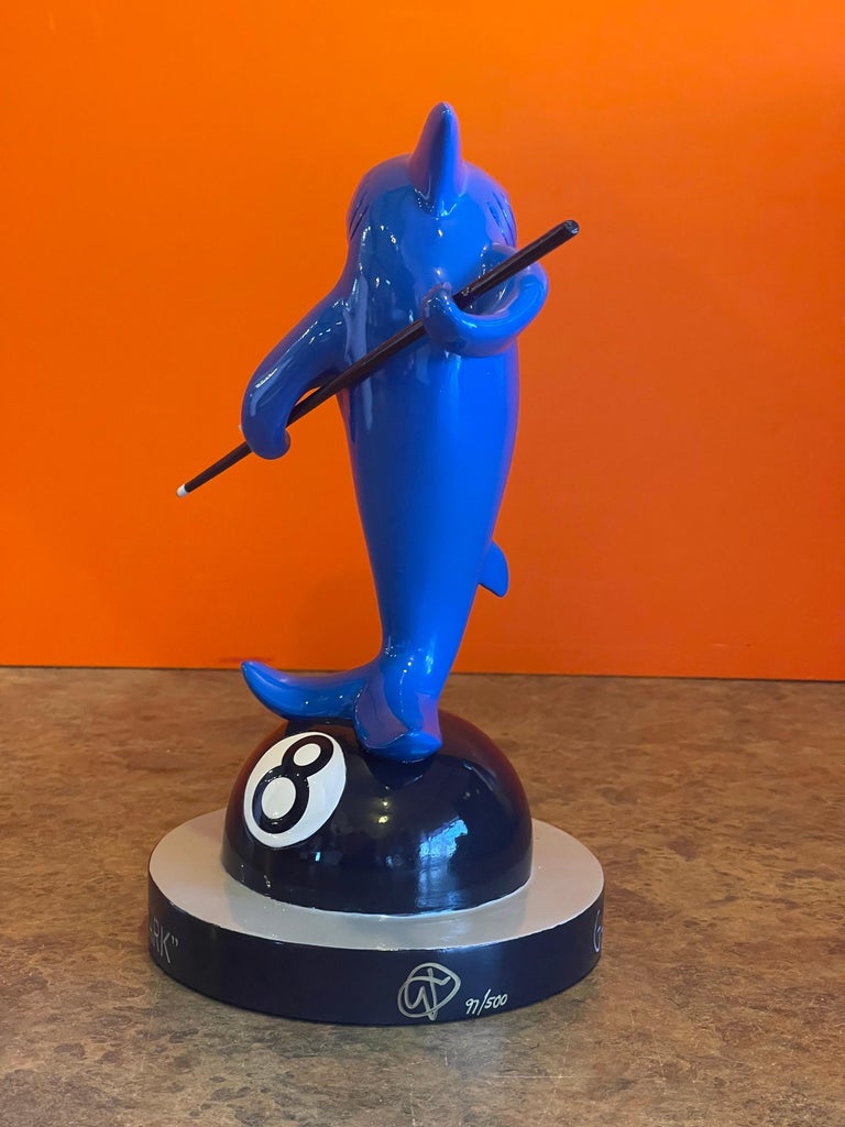 "Pool Shark" Signed Limited Edition Resin Sculpture by Michael Godard ...