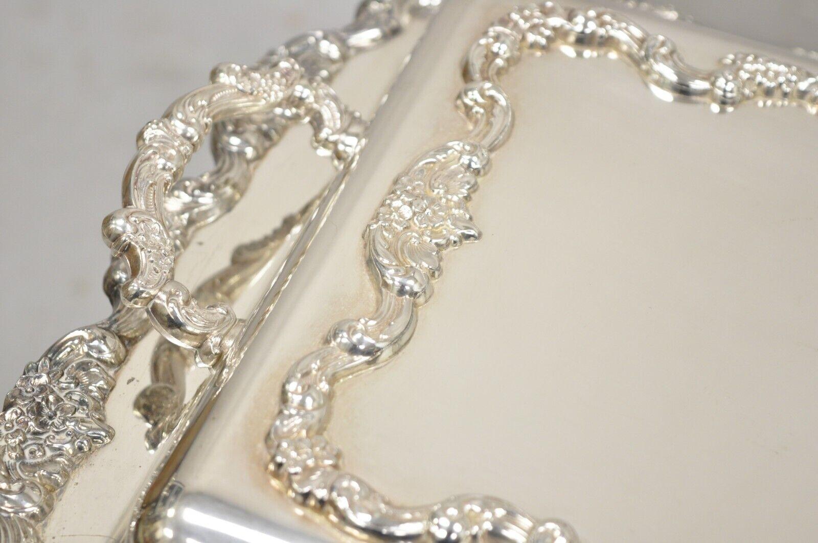 Poole Silver Victorian Silver Plated Large Lidded Covered Serving ...