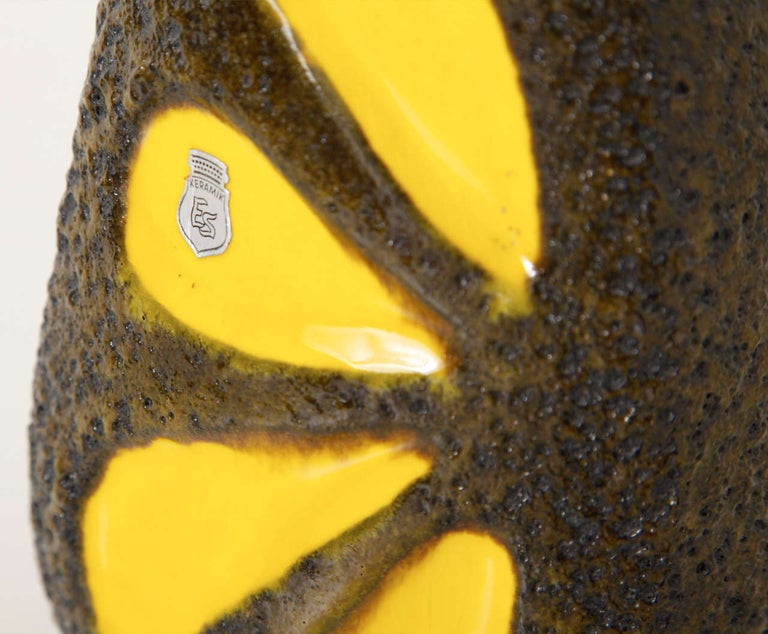 Pop-Art Fat Lava Ceramic Vase Germany designed by Emons and Sohne ...